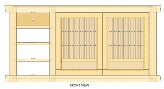 Japanese-inspired shop storage - Canadian Woodworking