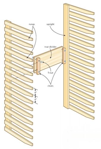 Build a Knock-Down Finishing Rack - Canadian Woodworking
