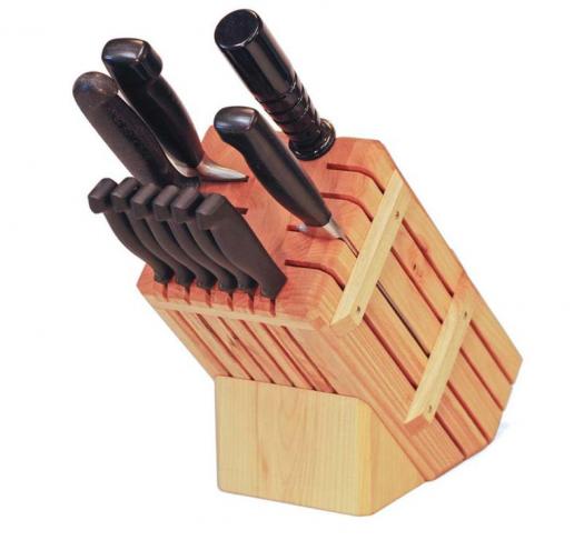 Maple Knife Block | Canadian Woodworking