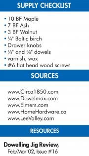 Versatile hand tool display | Canadian Woodworking