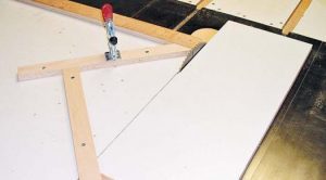 Cross cut panel sled - Canadian Woodworking