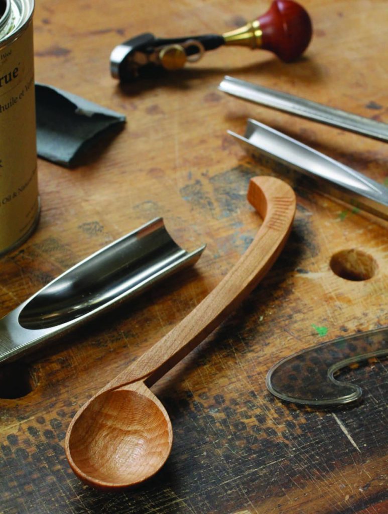 Carve a curvy spoon - Canadian Woodworking