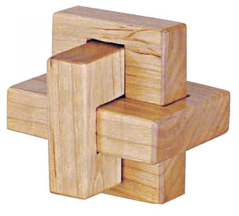 Three-way cross puzzle - Canadian Woodworking