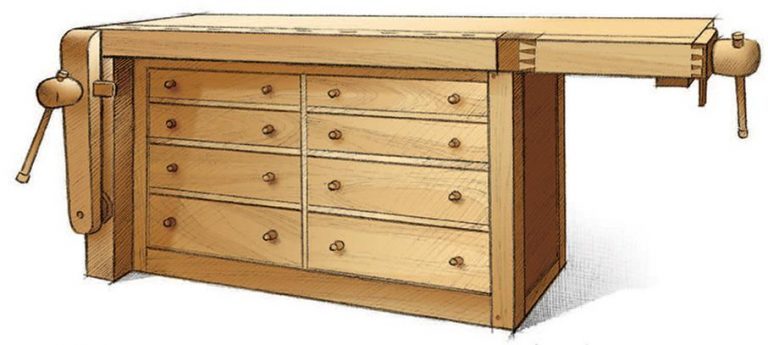 Shaker workbench - Canadian Woodworking