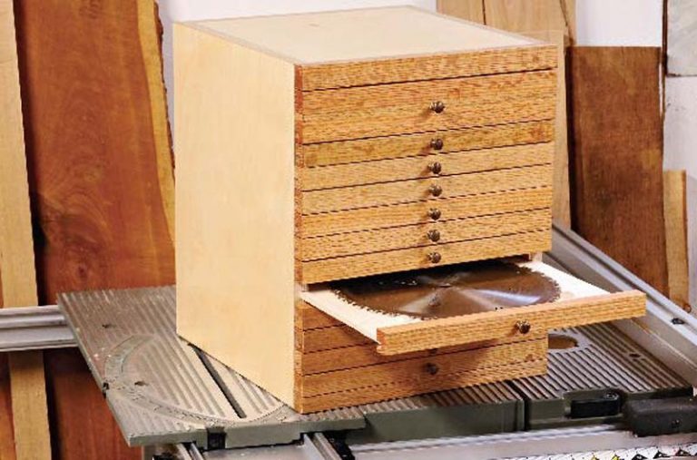 Saw Blade Storage Box - Canadian Woodworking