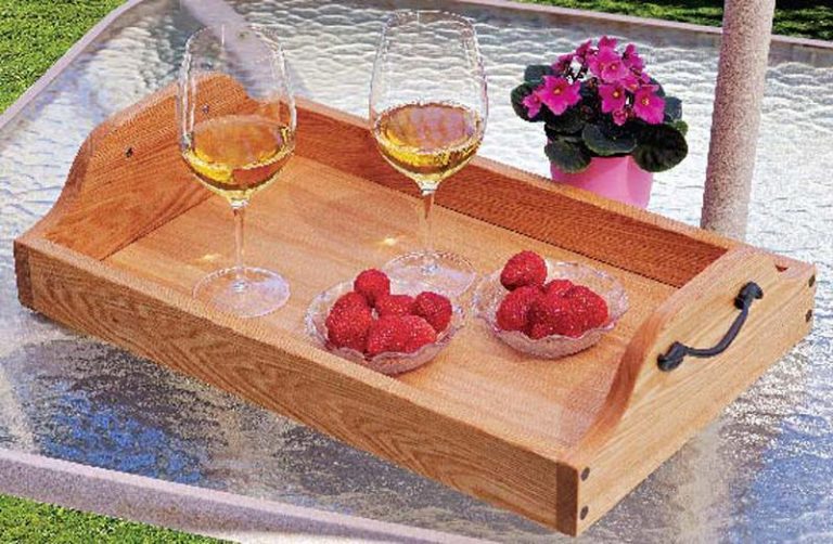 Patio tray - Canadian Woodworking