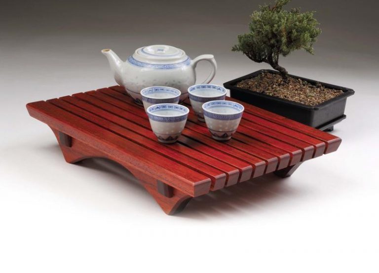 Oriental Style Display Stand - Canadian Woodworking