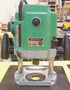 Hitachi M12V router adjustment - Canadian Woodworking