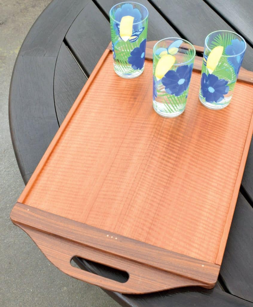Make a veneered serving tray - Canadian Woodworking