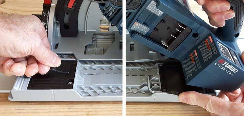 Bosch cordless brushless track saw - Canadian Woodworking