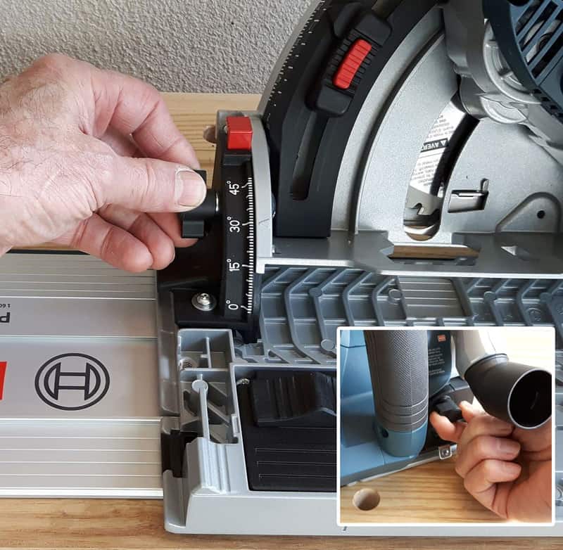 Bosch cordless brushless track saw - Canadian Woodworking