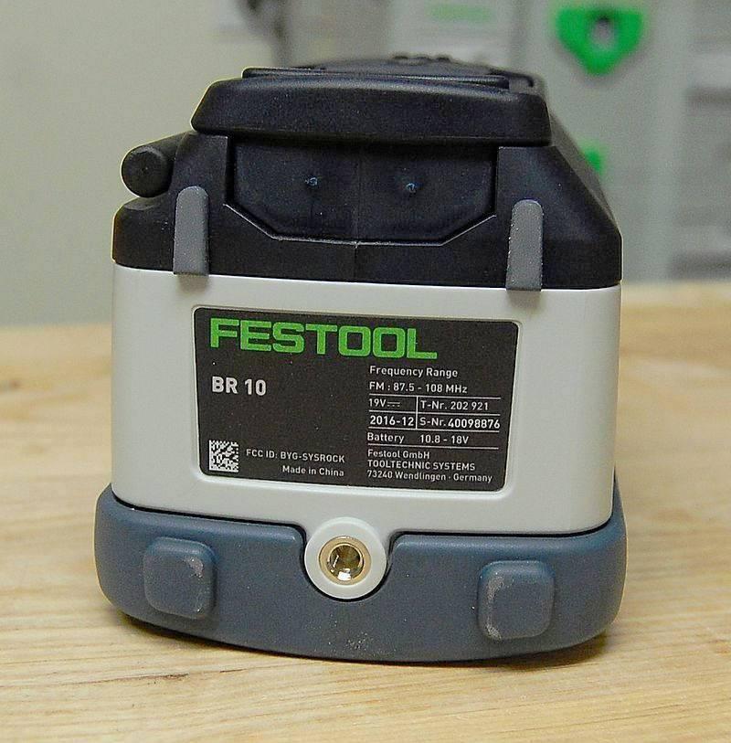 Festool SysRock Bluetooth Jobsite Radio - Canadian Woodworking