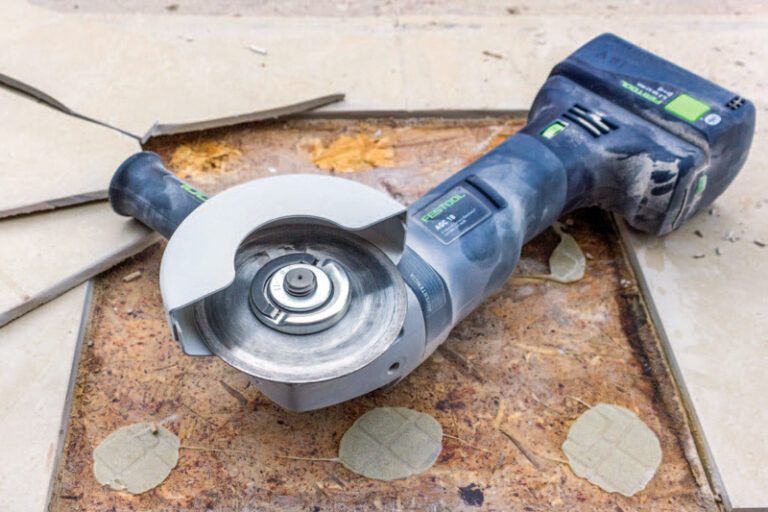 Festool cordless angle grinder review - Canadian Woodworking