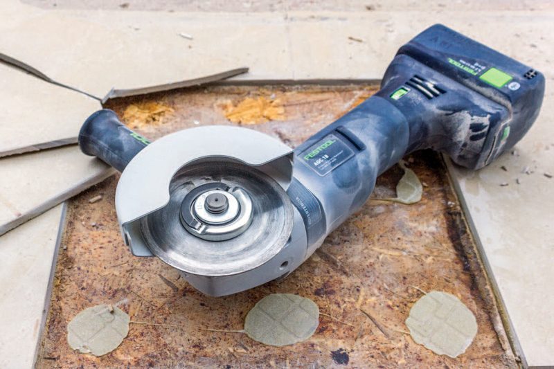 Festool cordless angle grinder review - Canadian Woodworking