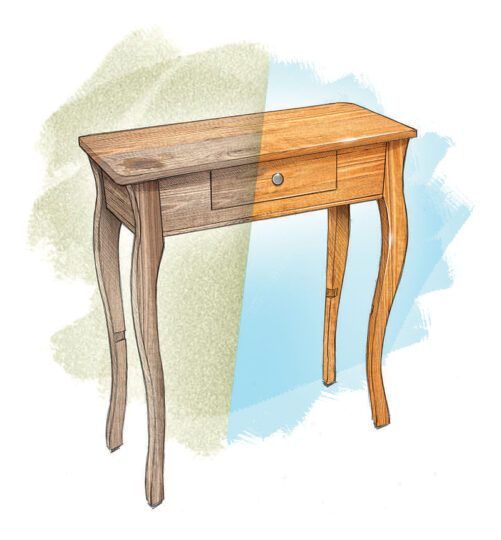 Giving new life to an old table - Canadian Woodworking