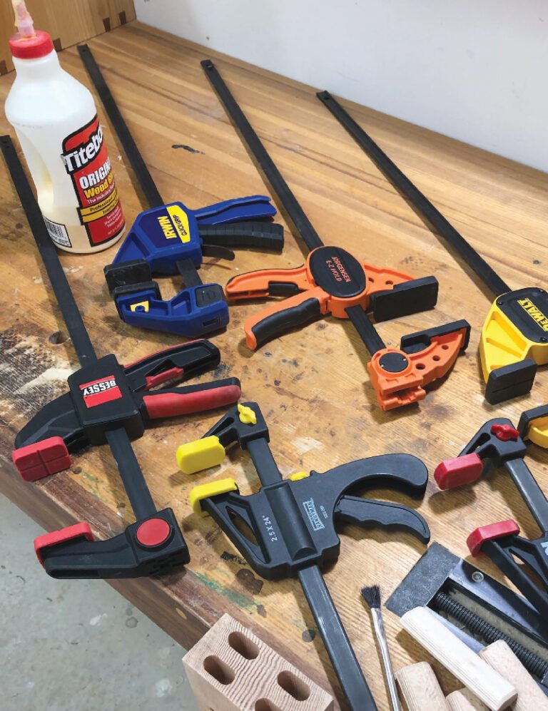 6 trigger/spreader clamps tested - Canadian Woodworking