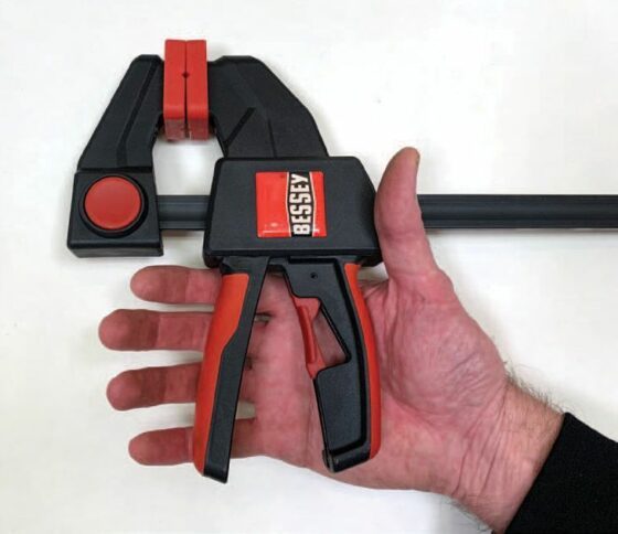 6 trigger/spreader clamps tested - Canadian Woodworking