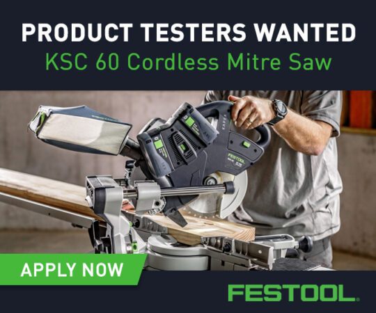 Product testers wanted - Canadian Woodworking