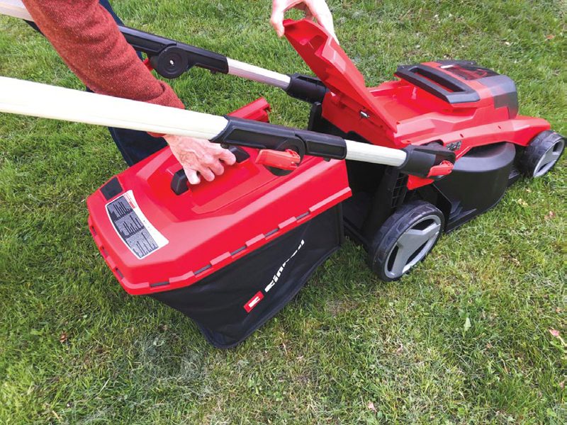 Einhell Rassaro 36V 17″ cordless push lawn mower kit – brushless ...