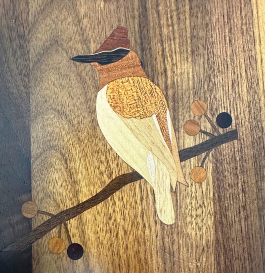 Make a solid wood bird inlay - Canadian Woodworking