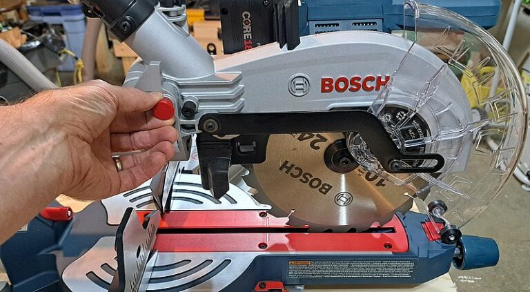 Bosch PROFACTOR 18V 10″ dual-bevel mitre saw - Canadian Woodworking