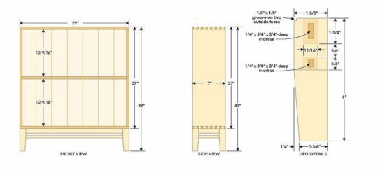 Build a bookcase - Canadian Woodworking