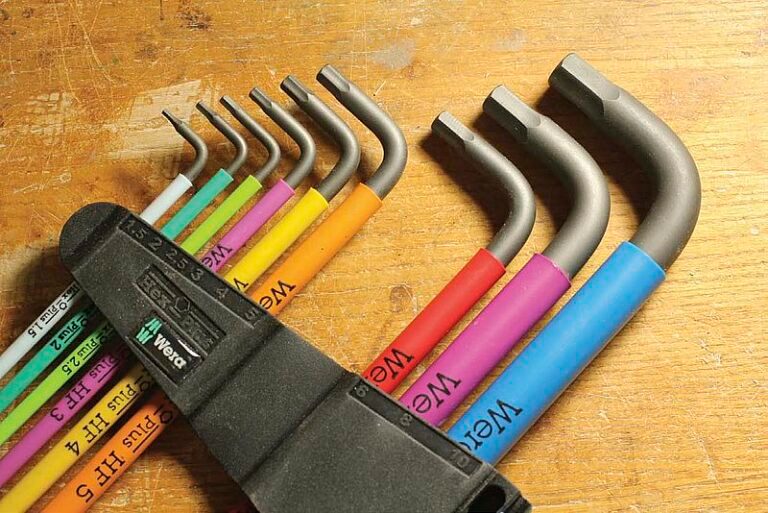 Wera multicolour L-Key set – 9 pieces - Canadian Woodworking