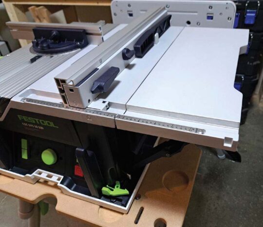 Festool cordless table saw CSC SYS 50 - Canadian Woodworking
