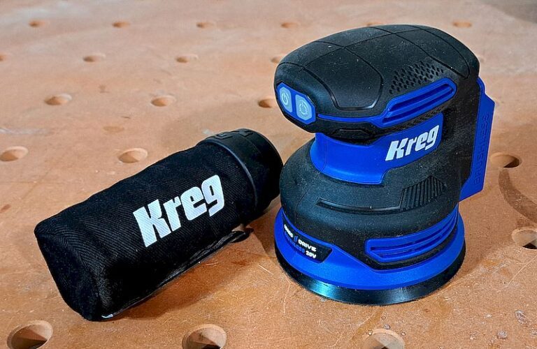 Kreg 20V Ionic Drive 5″ Random Orbit Sander - Canadian Woodworking